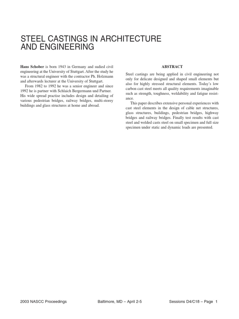 Castings Schober | PDF | Strength Of Materials | Welding