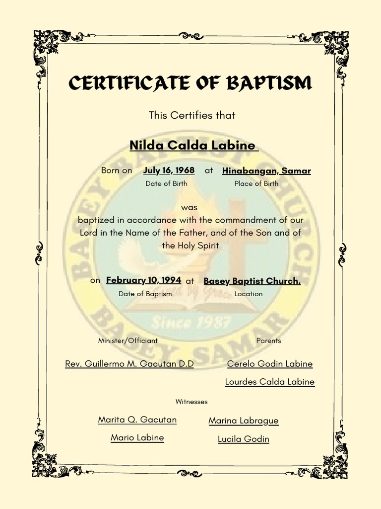 Certificate of Dedication | PDF