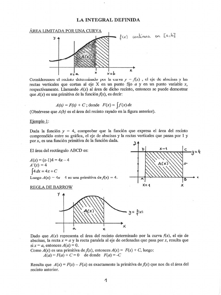 La Integral Definida | PDF