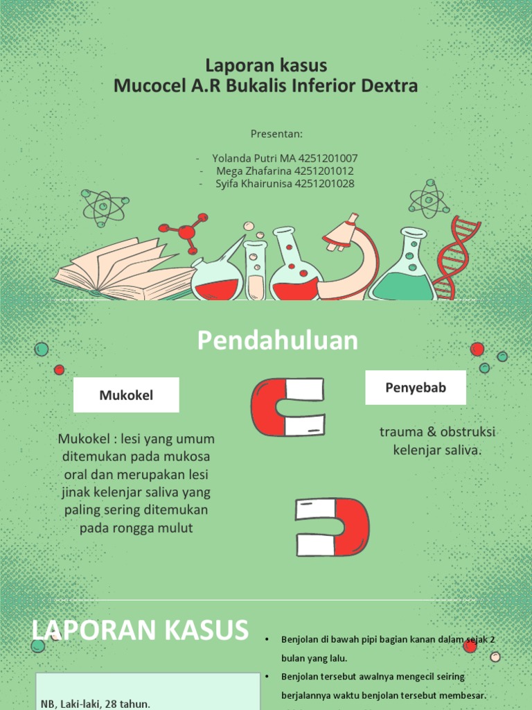 Mucocel A.R Bukalis Inferior Dextra | PDF | Kesehatan Holistik | Sains ...