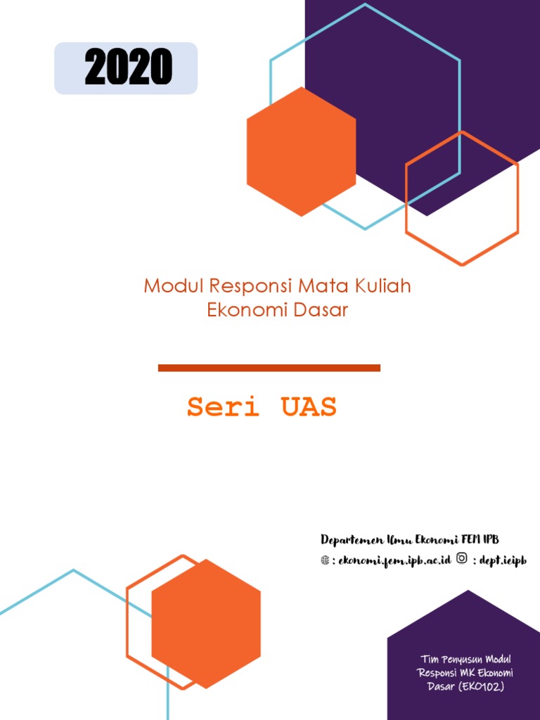 Modul Responsi MK Ekonomi Dasar Seri Uas | PDF