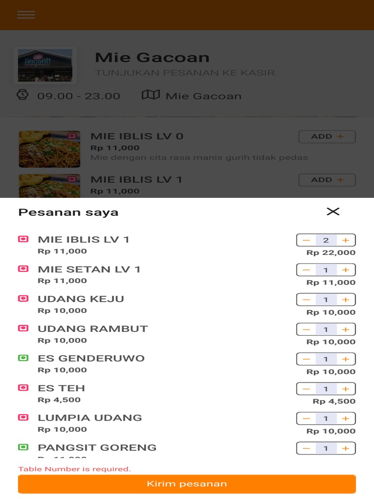 Mie Gacoan - Digital QR Menu Maker 2 | PDF