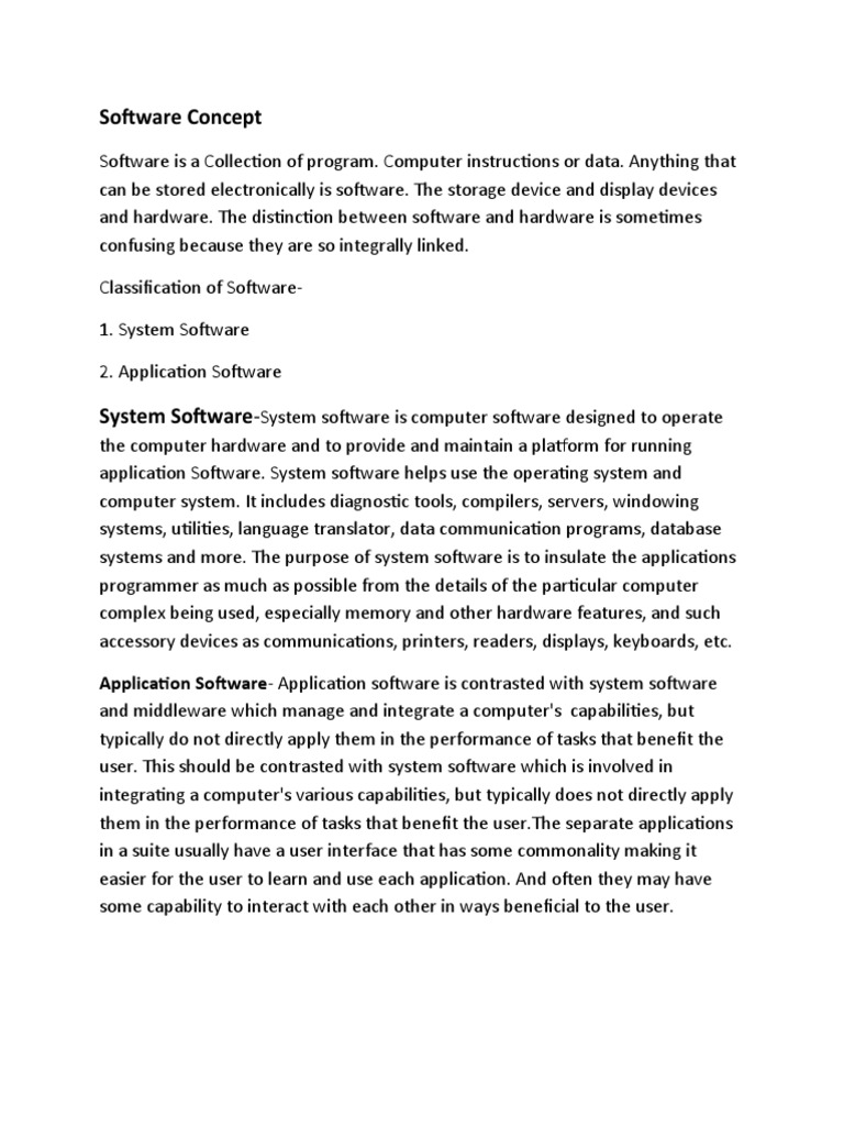 Notes Of Software Pdf Software Computer Programming 4021