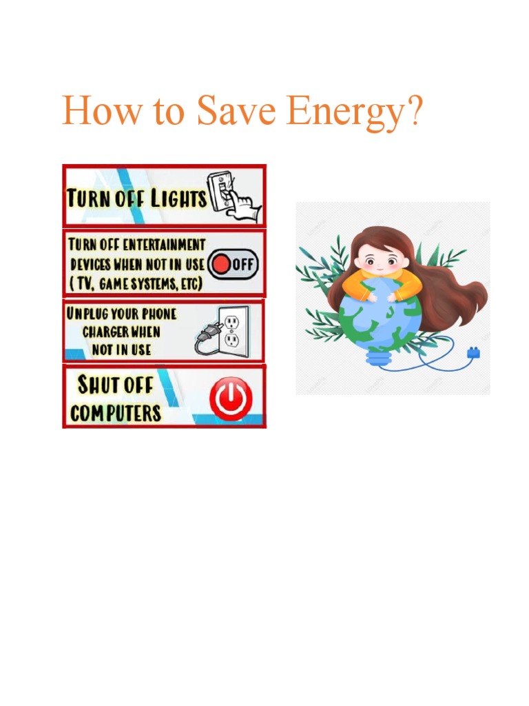 How To Save Energy PDF