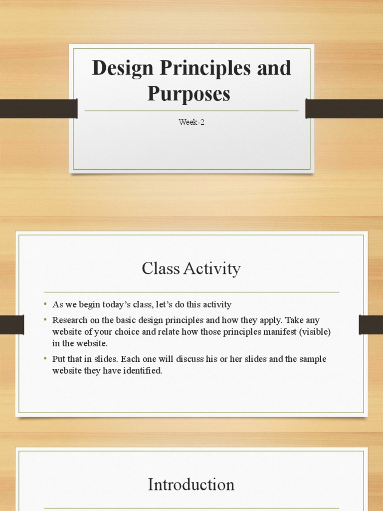 An Overview of Design Principles and Elements for Evaluating Visual ...