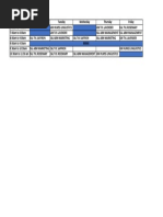 Locker Assignment Schedule Template | PDF | Language Arts & Discipline ...