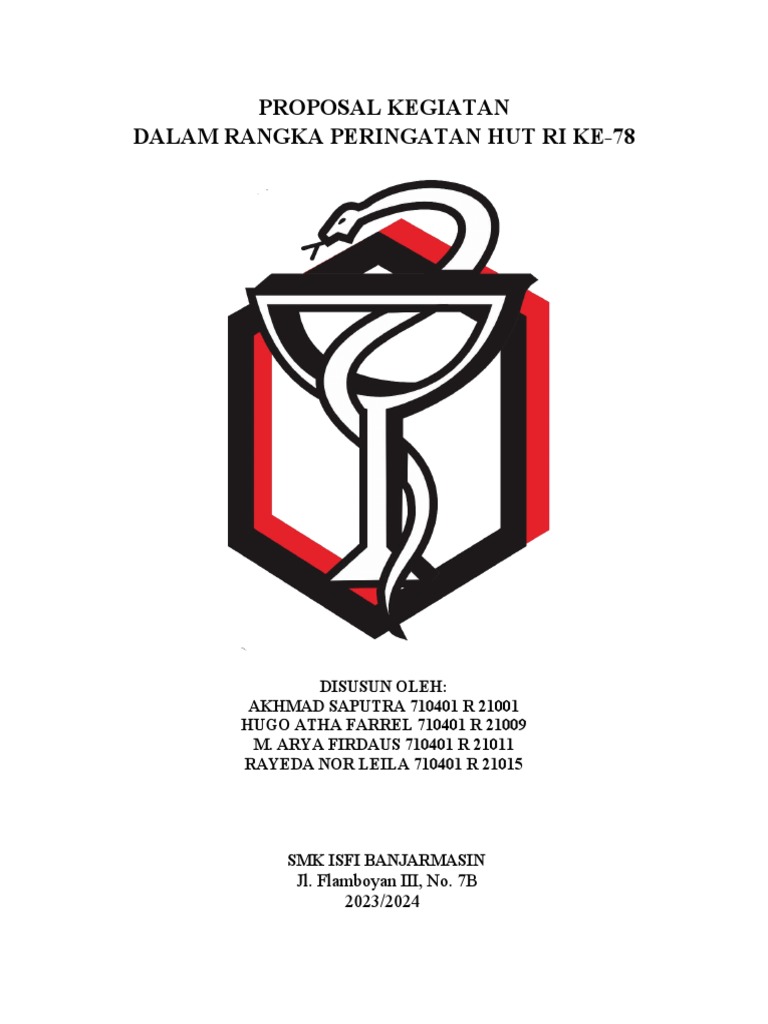 Proposal Peringatan HUT RI ke-78 SMK ISFI | PDF | Perjalanan