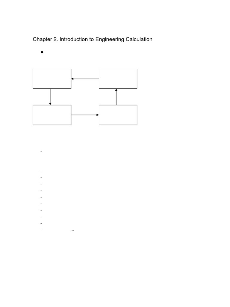 Chapter 2. Introduction To Engineering Calculation | PDF