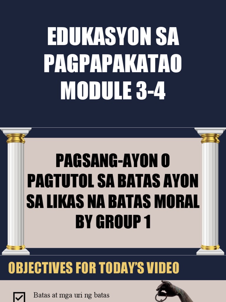 Edukasyon Sa Pagpapakatao Module 3-4 | PDF
