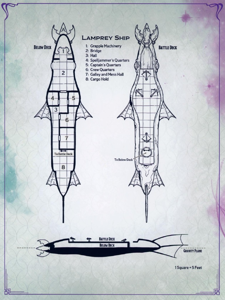 Spelljammer - Ship - Lamprey Ship | PDF