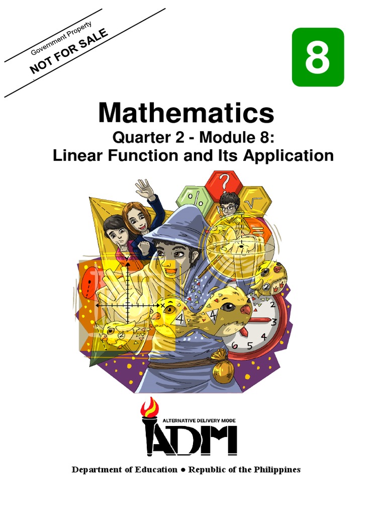 Math8 Q2 M8 Linear Function Its Application V3 Pdf