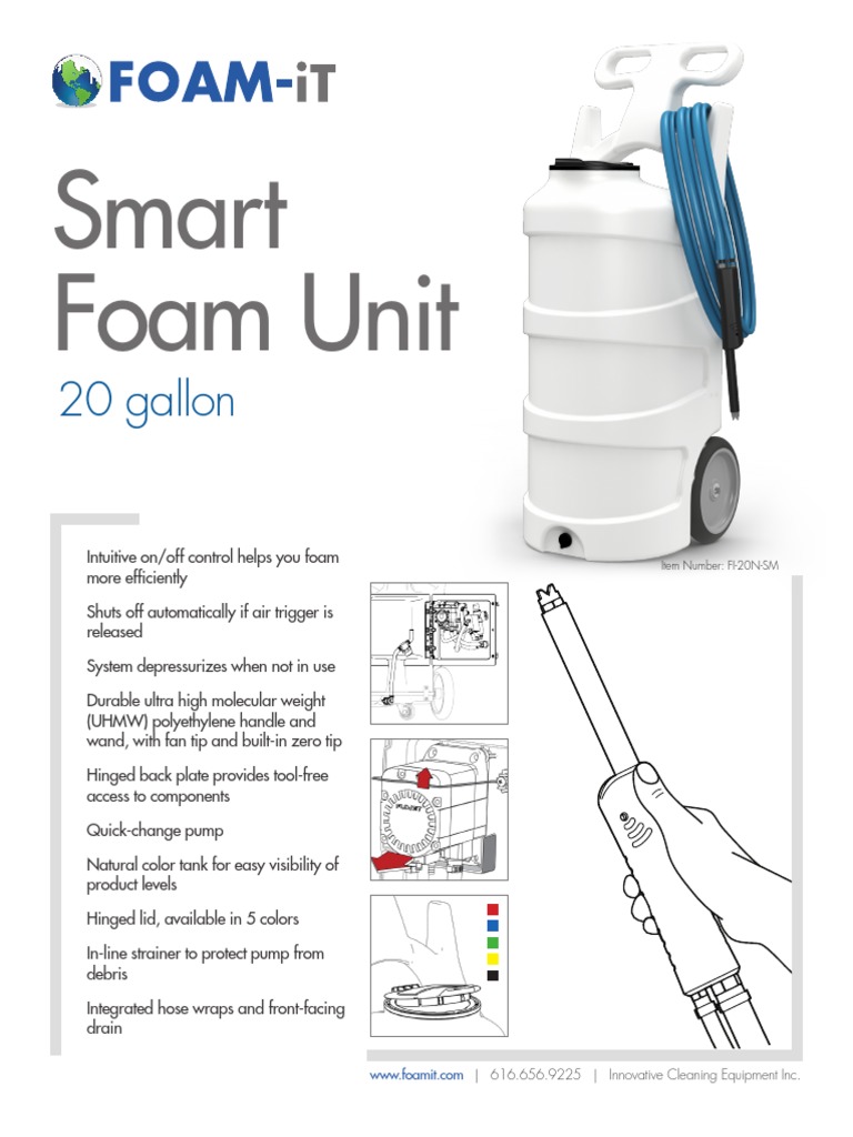 Smart Foam Unit FI-20N-SM Overview | PDF