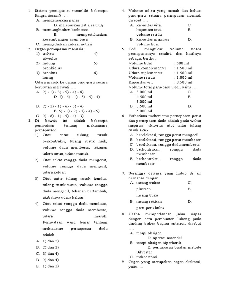 SOAL PAT Biologi XI Sem 2 2020-2021 | PDF | Sains & Matematika