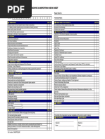 Pre-Delivery Inspection Checklist | PDF | Technology & Engineering