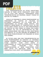 Welcome Address Tagalog | PDF