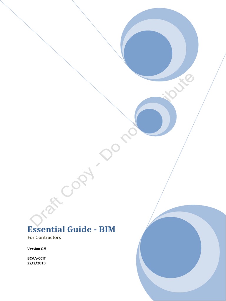 BIM Essential Guide for Contractors | PDF | Building Information ...