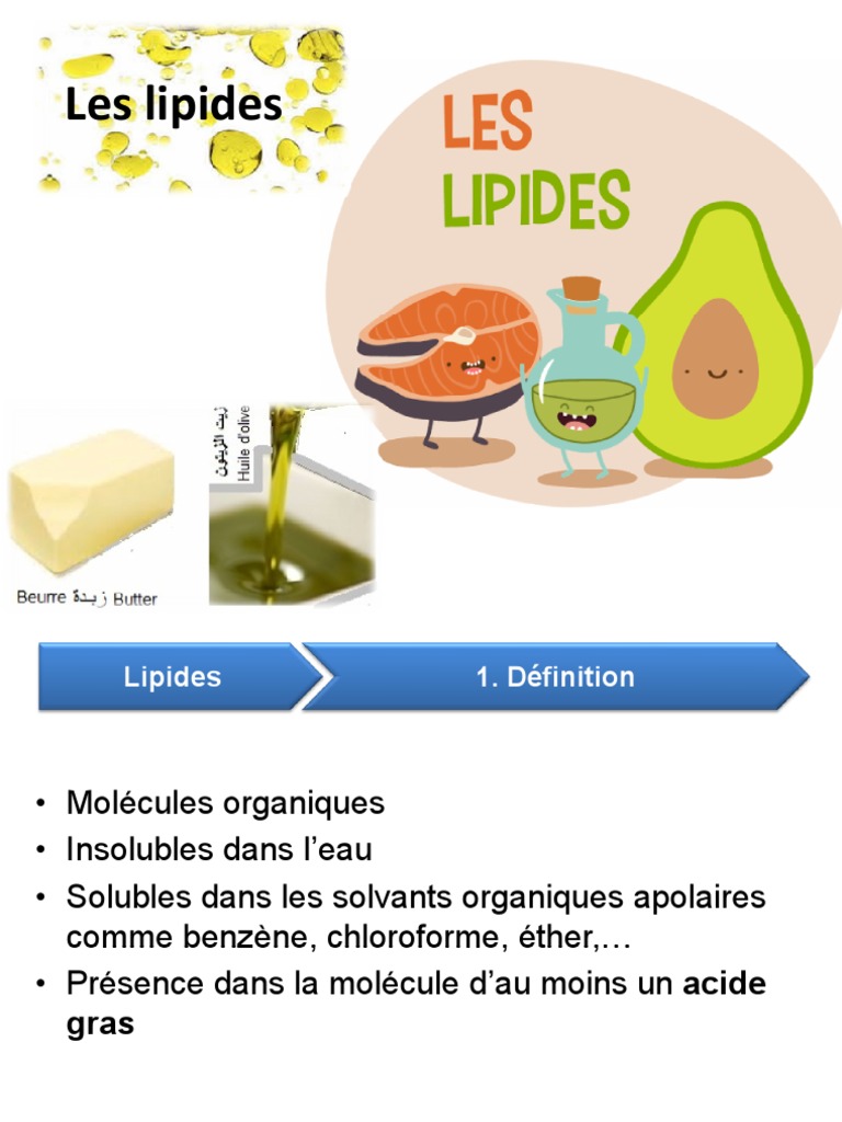 Définition et classification des lipides | PDF | Lipide | Acide gras