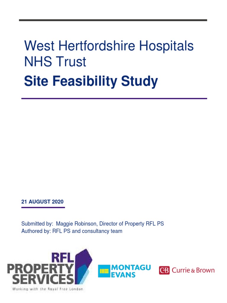 WHHT Site Feasibility Report - 210820 - Final | PDF | Option (Finance)