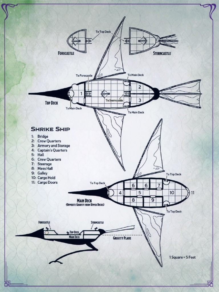 Spelljammer - Ship - Shrike Ship | PDF