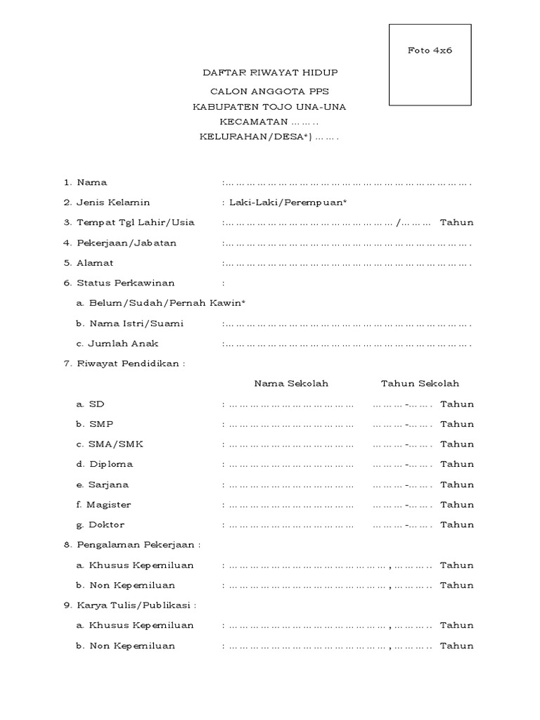 Formulir DRH WhzAeHG2IBQ4ZXiGX3pO | PDF