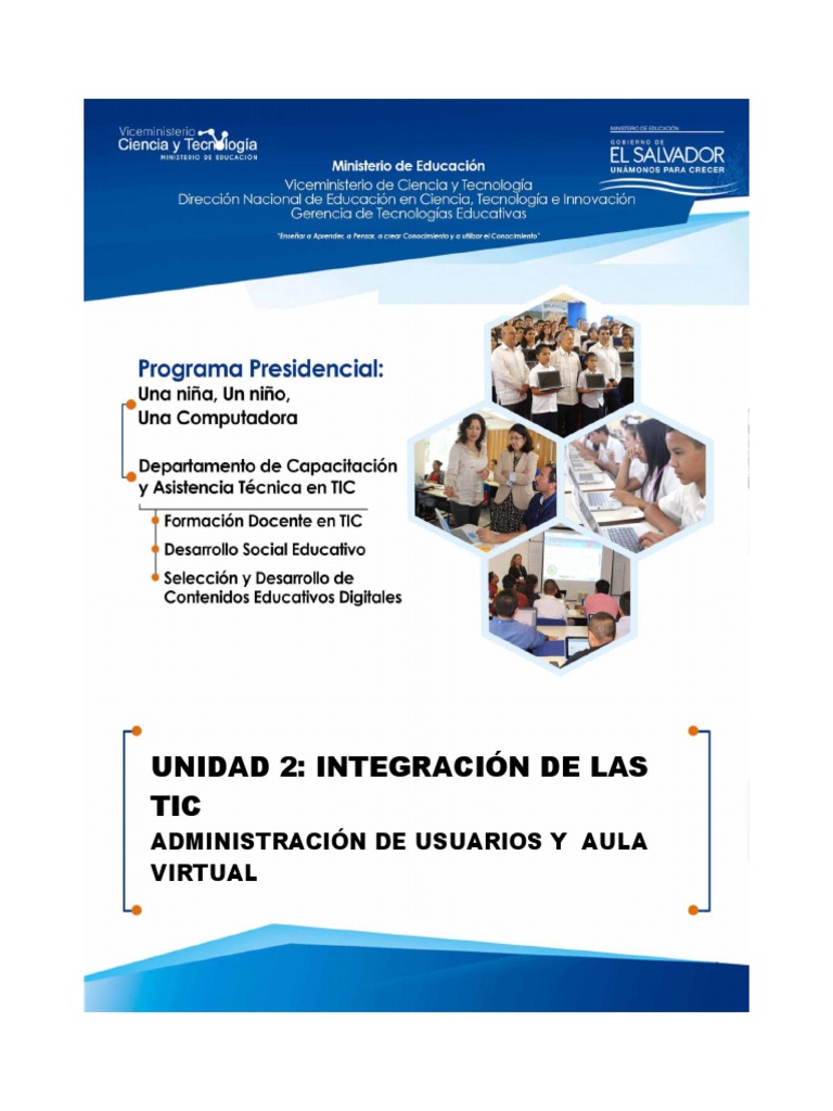 Orientaciones para La Administración de Usuarios y Aula Virtual | PDF | Tecnología de ...