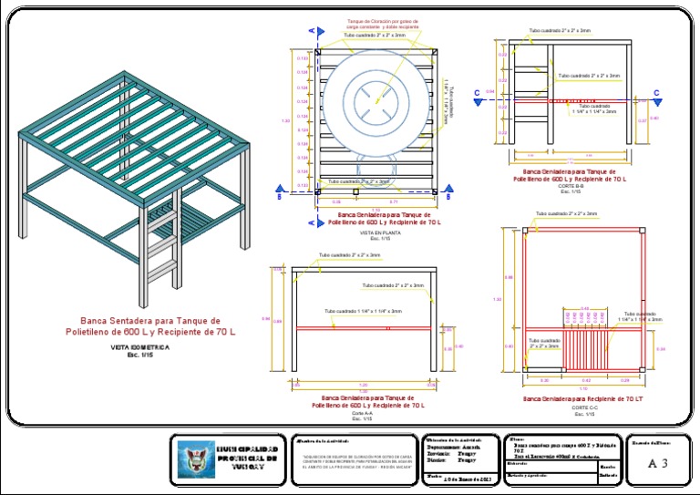 Plano de Sistema de Cloración en Planta | PDF