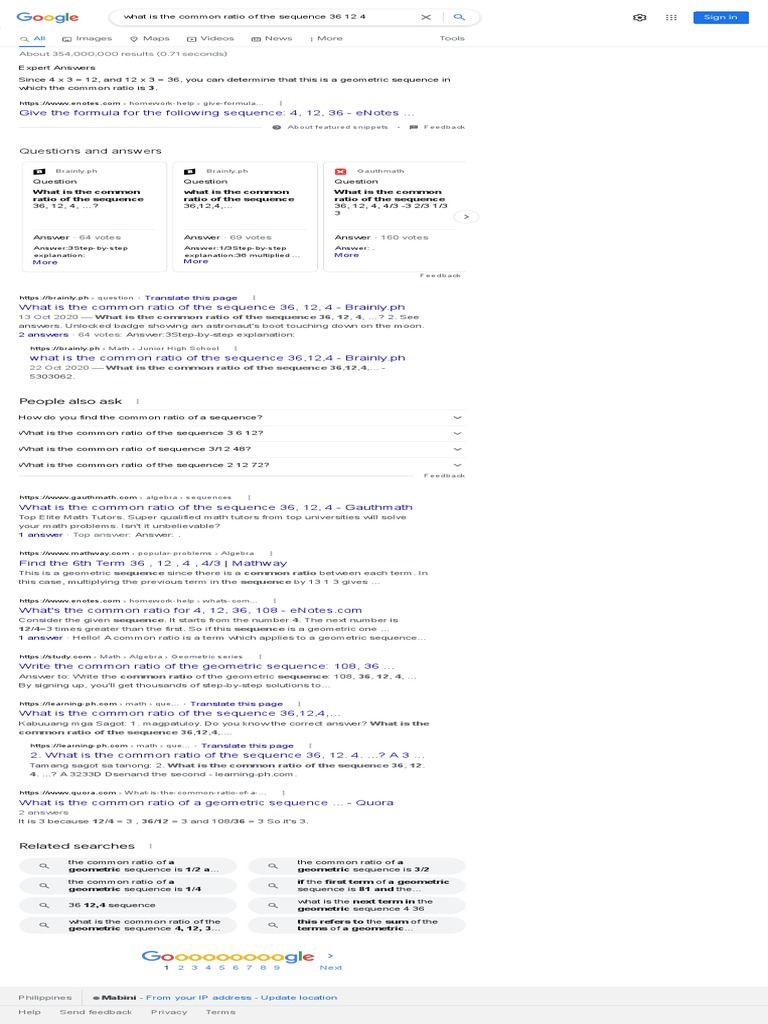 what-is-the-common-ratio-of-the-sequence-36-12-4-google-search-pdf