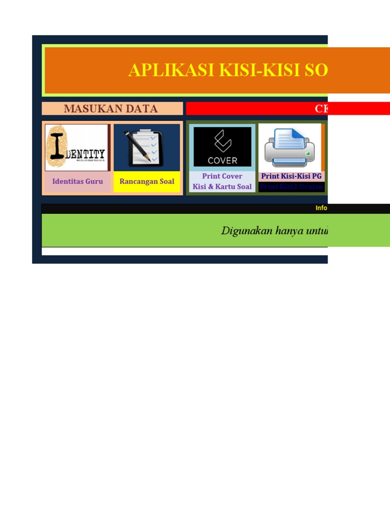 Aplikasi Kartu Soal, Soal Gabungan | PDF