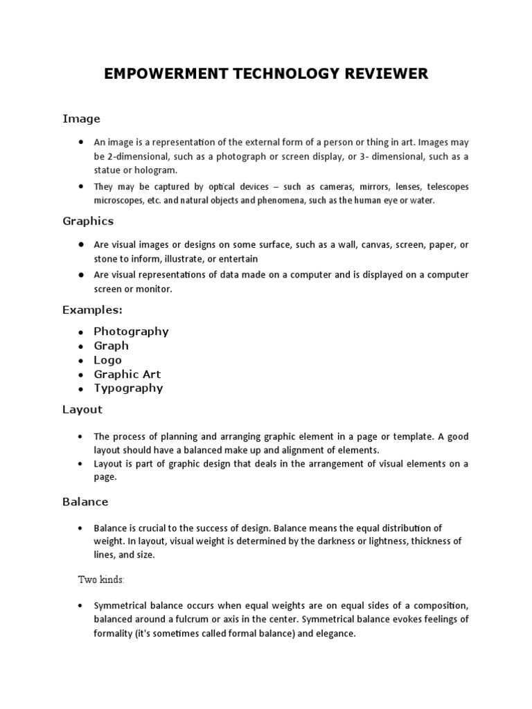 Empowerment Technology Reviewer | PDF | Web 2.0 | World Wide Web
