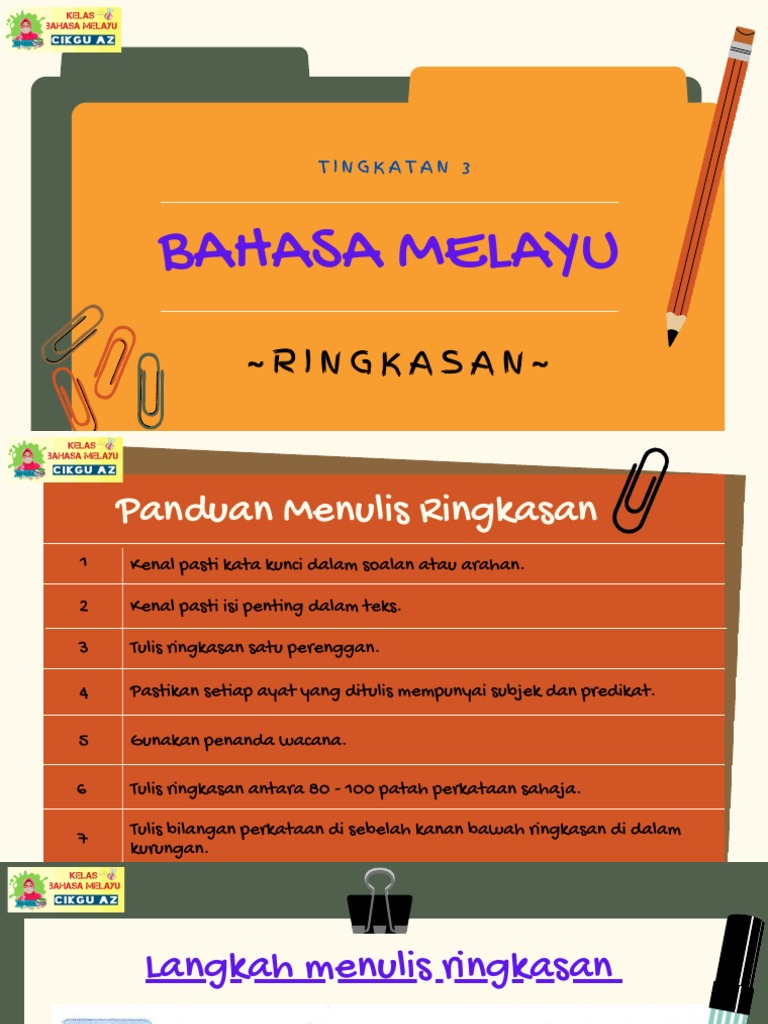 Ringkasan Tingkatan 3 | PDF