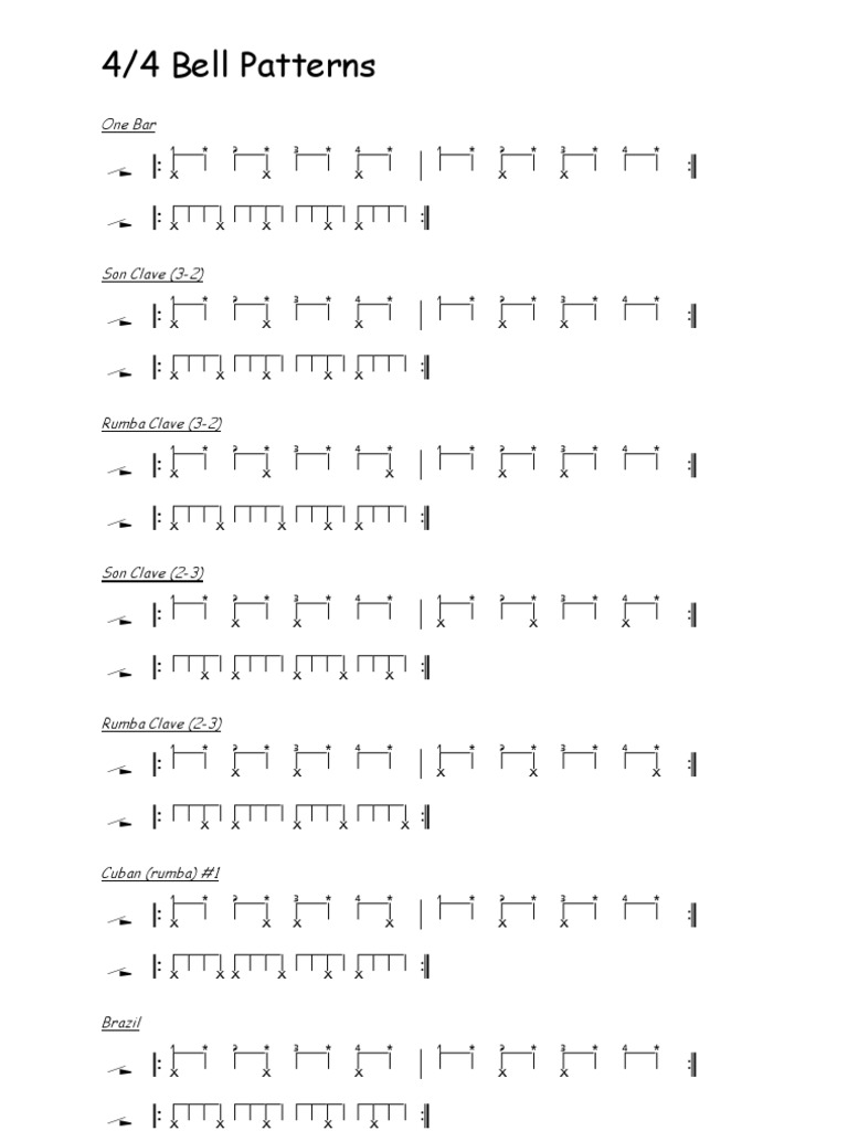 Bell Patterns | Mode (Music) | Scale (Music)