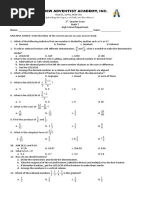 Grade 7 Answer Key | PDF