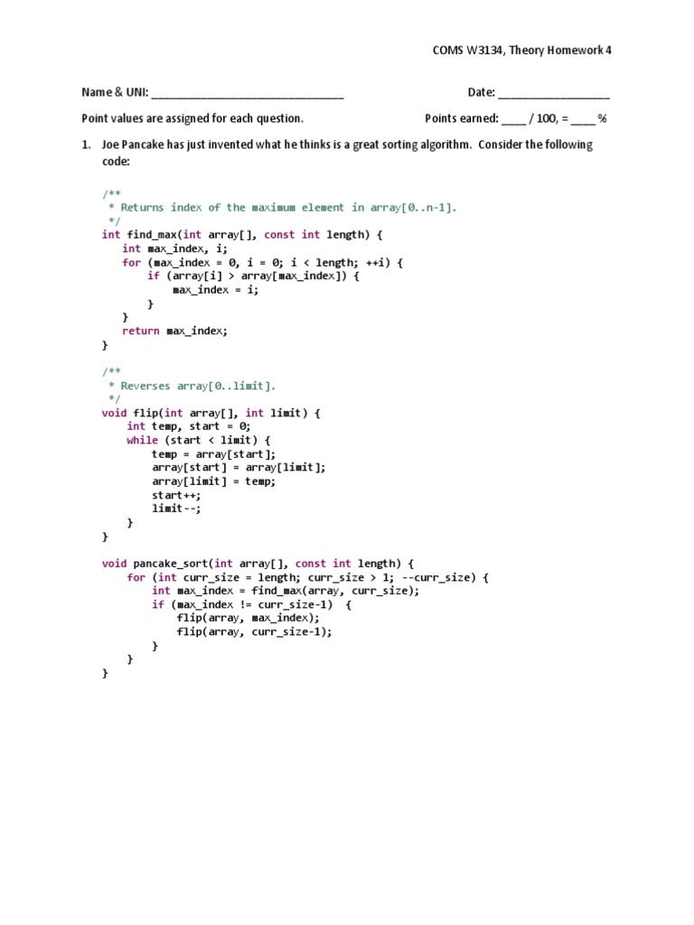 Theory Hw4 | PDF | Vertex (Graph Theory) | Algorithms