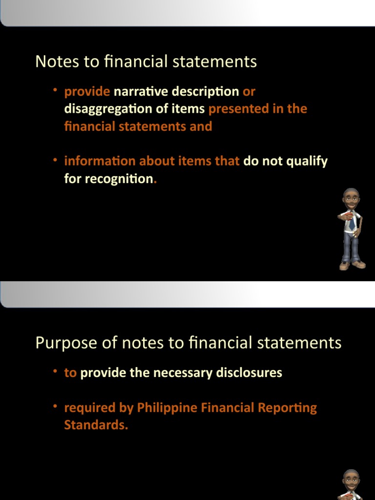 Notes To Financial Statements | PDF | Financial Statement | Accounting