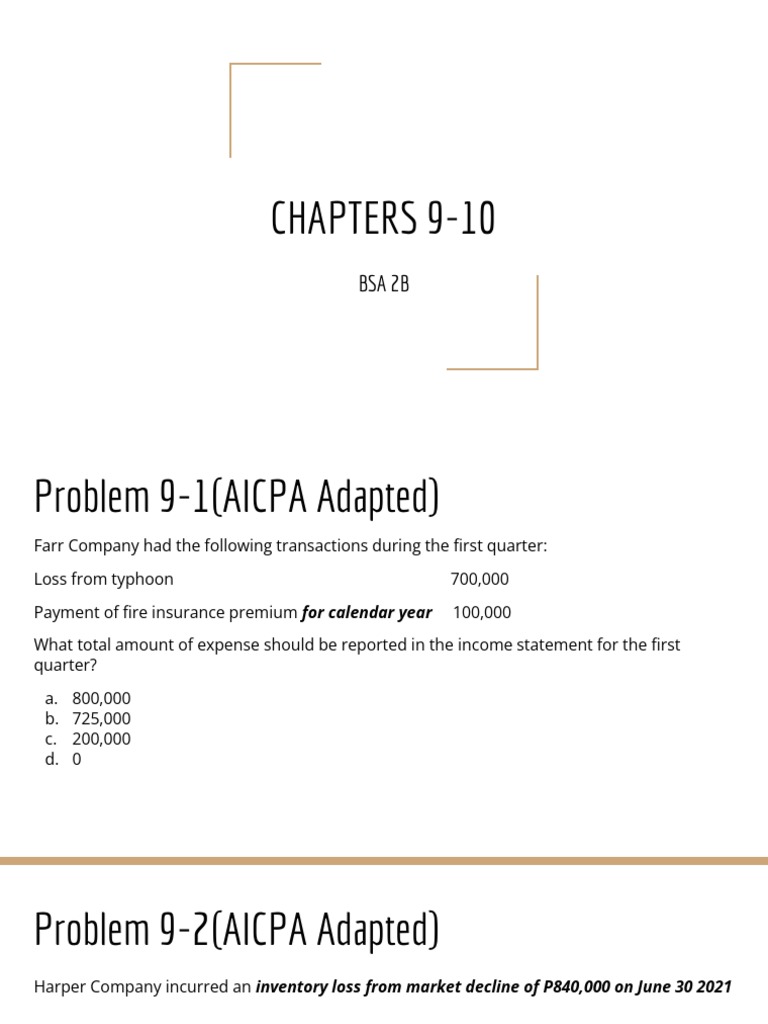 Intermediate Accounting Chapters 9,10 | PDF | Income | Expense Intermediate Accounting Chapters 9,10 | PDF | Income | Expense