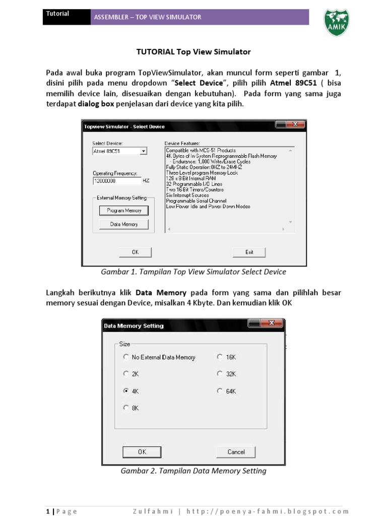 Tutorial on Using the Top View Simulator | PDF