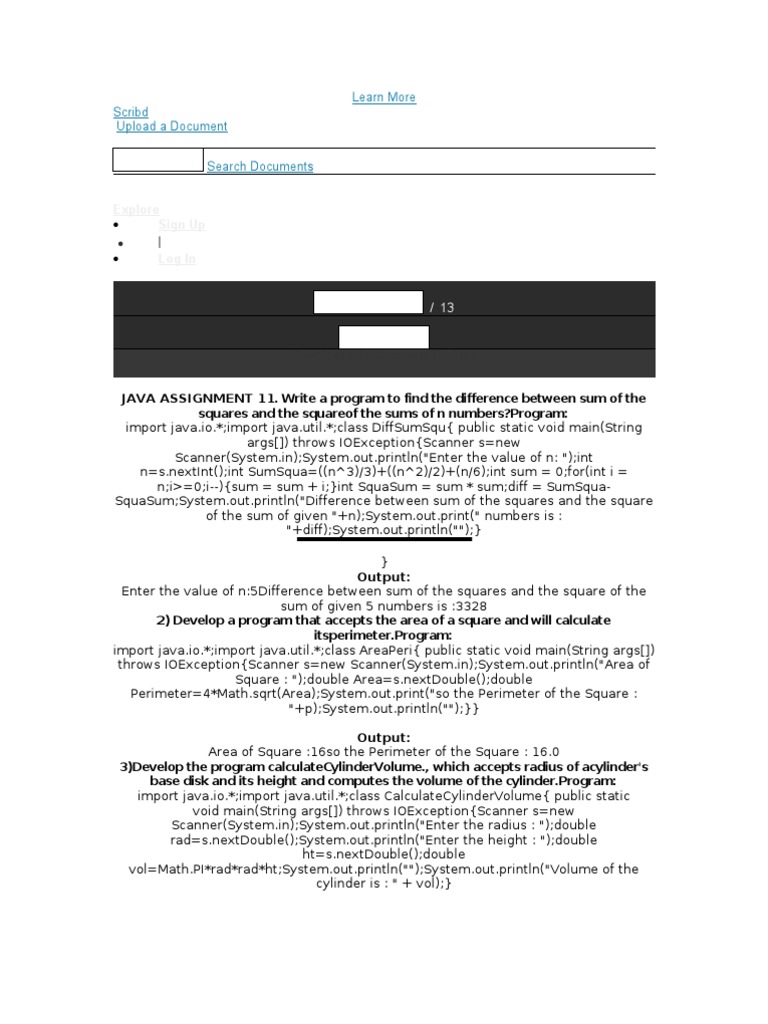 Learn More Scribd Upload A Document Search Documents: Explore Sign Up ...