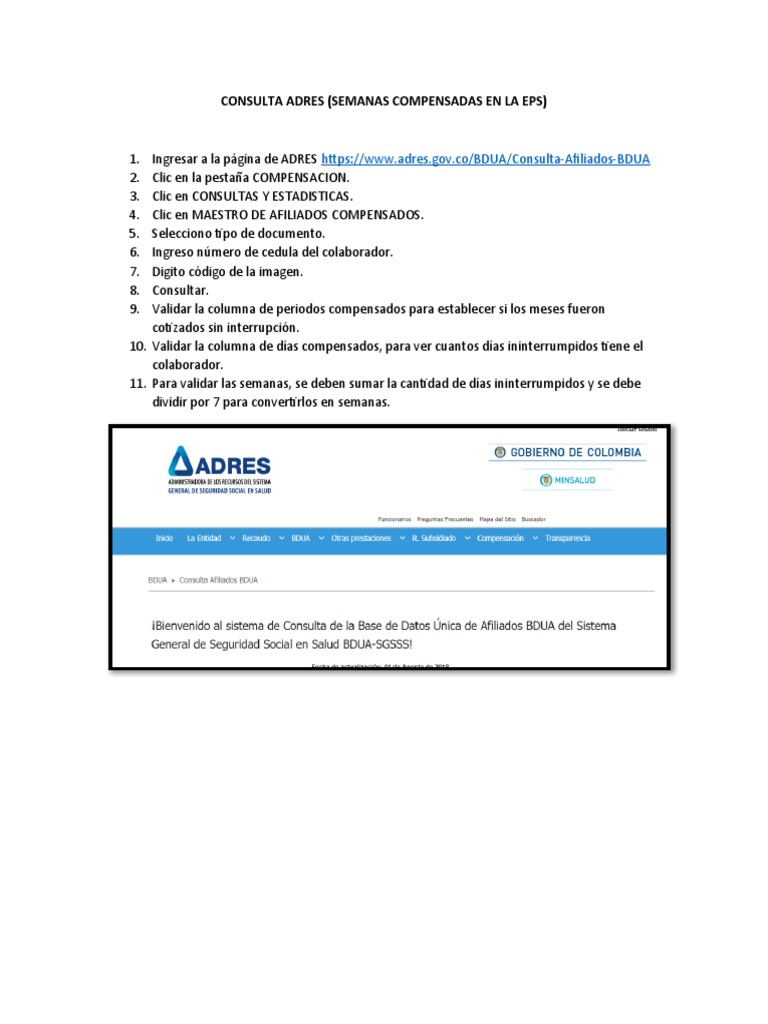 Consulta Adres | PDF
