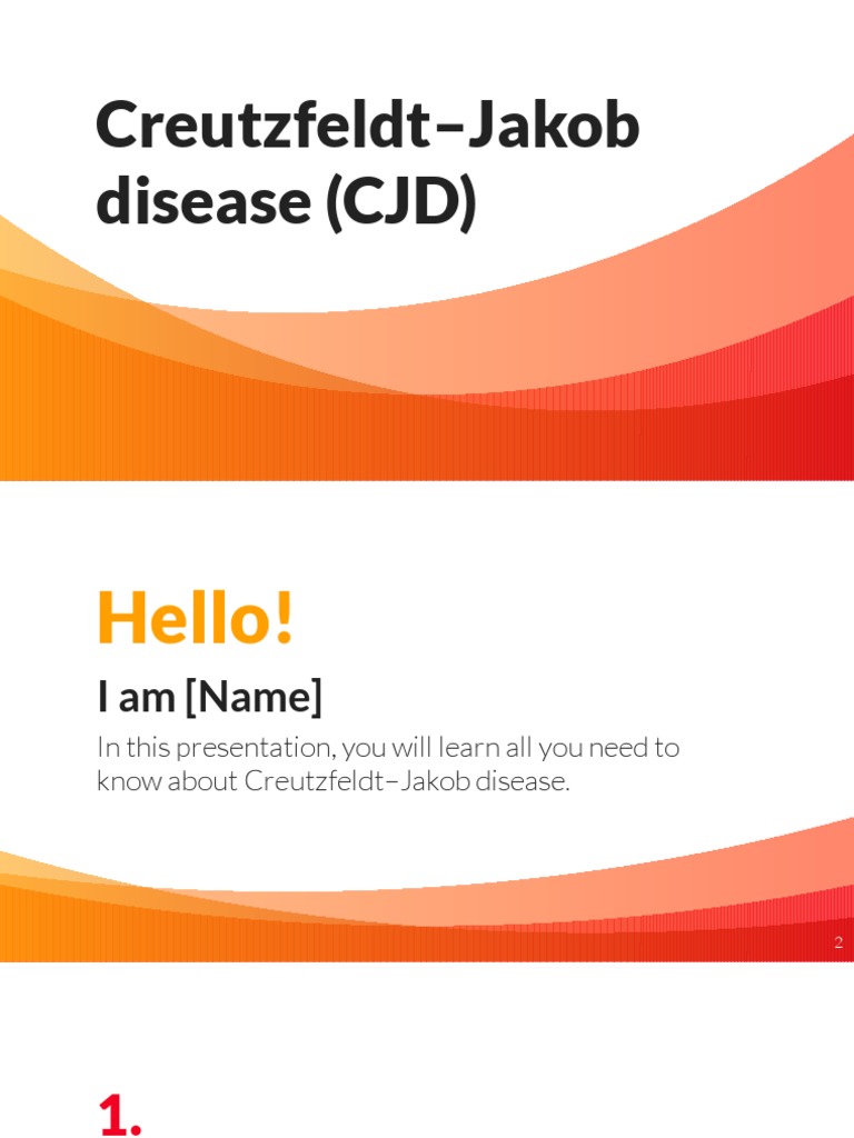 Creutzfeldt-Jakob Disease (CJD) | PDF | Clinical Medicine | Nervous System