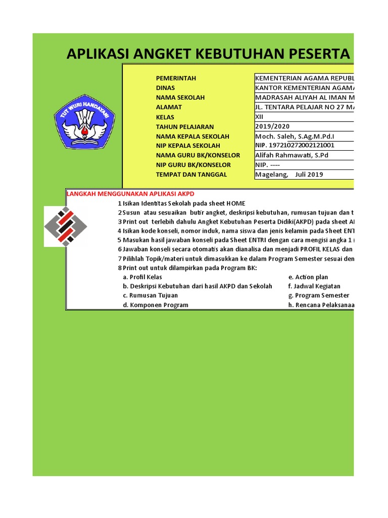 Aplikasi Akpd Sma Ma Kls 12 Contoh Jadi Pdf