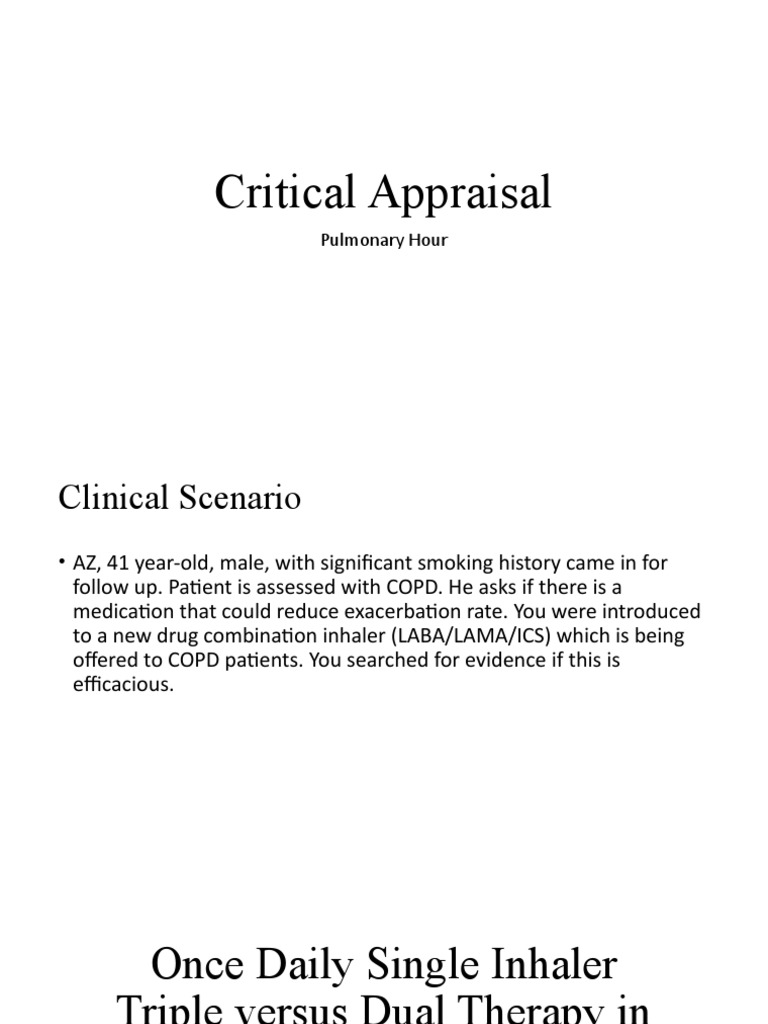 CAT Pulmo | Download Free PDF | Chronic Obstructive Pulmonary Disease ...