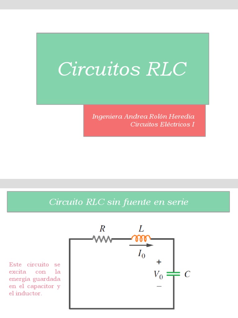 Circuitos RLC Parte 1 | PDF | Resonancia | Ecuaciones