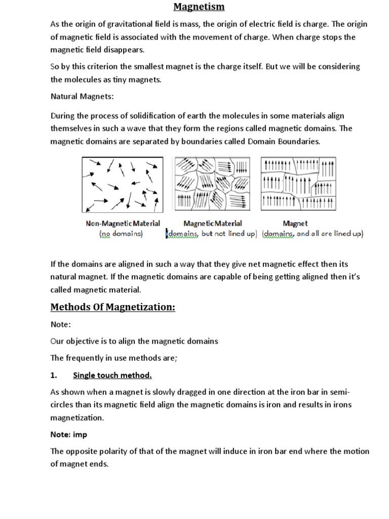 Magnetism | PDF | Magnetism | Magnet