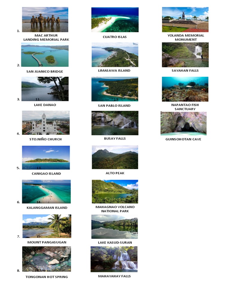 Leyte Tourist Spots | PDF