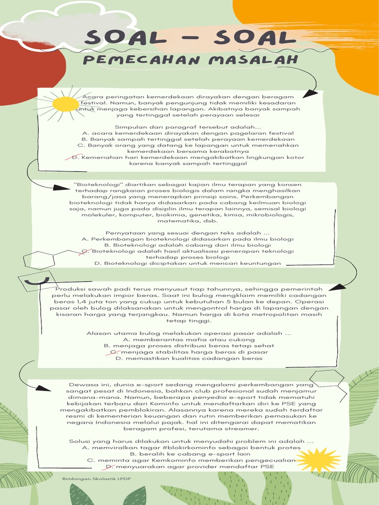 Soal Problem Solving LPDP | PDF