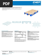 Especificaciones Pallet CHEP B0806A 09ene2020 | PDF