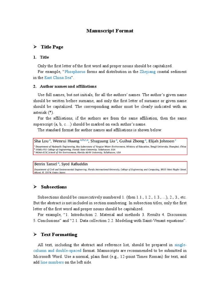 Ijsr Manuscript Format | Download Free PDF | Cartesian Coordinate ...