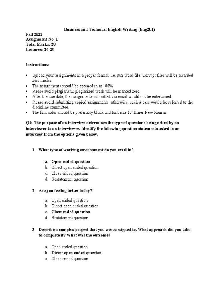 ENG201-Assignment-1 Solution by Doraemon | PDF | Career & Growth | Computers