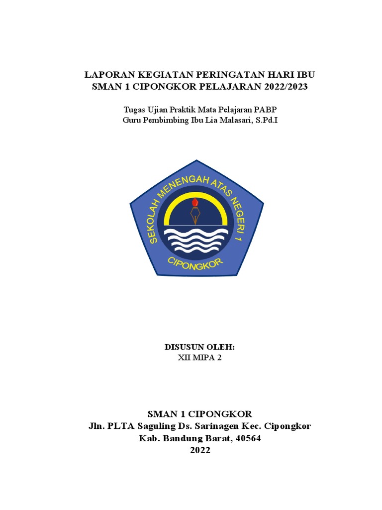 Laporan Kegiatan Peringatan Hari Ibu | PDF