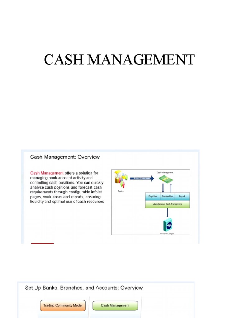 Cash Management | PDF